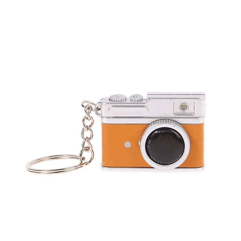 Mini Camera Keychain Dollhouse SLR Camera Model W/Shutter Flash Camera ...