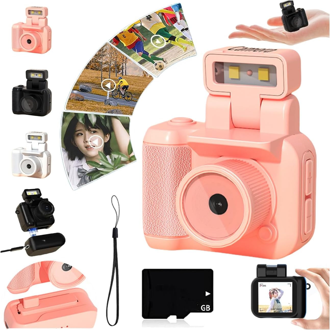 Mini Camera, Retro Mini Camera, Retro Snap Camera, Tiny Camera Keychain ...