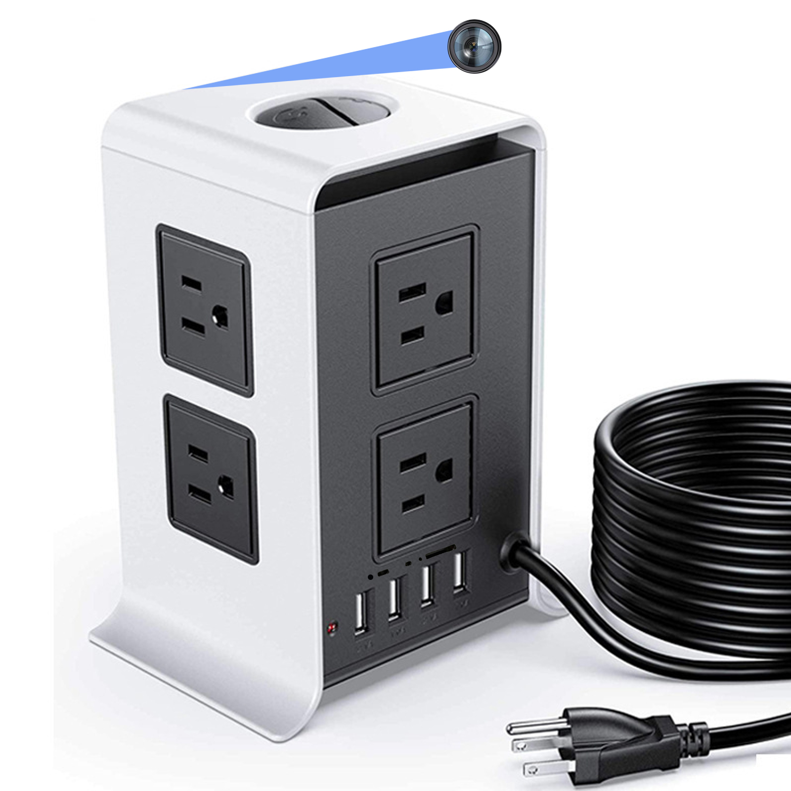 Mini Camera USB Tower Socket Video HD Camera - Night Vision - Motion ...