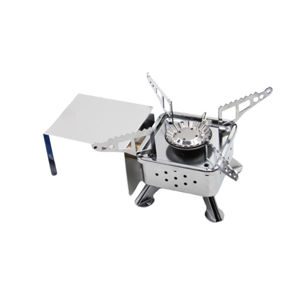 Portable Mini Camping Stove Folding Outdoor Gas Cooker with Damper ...