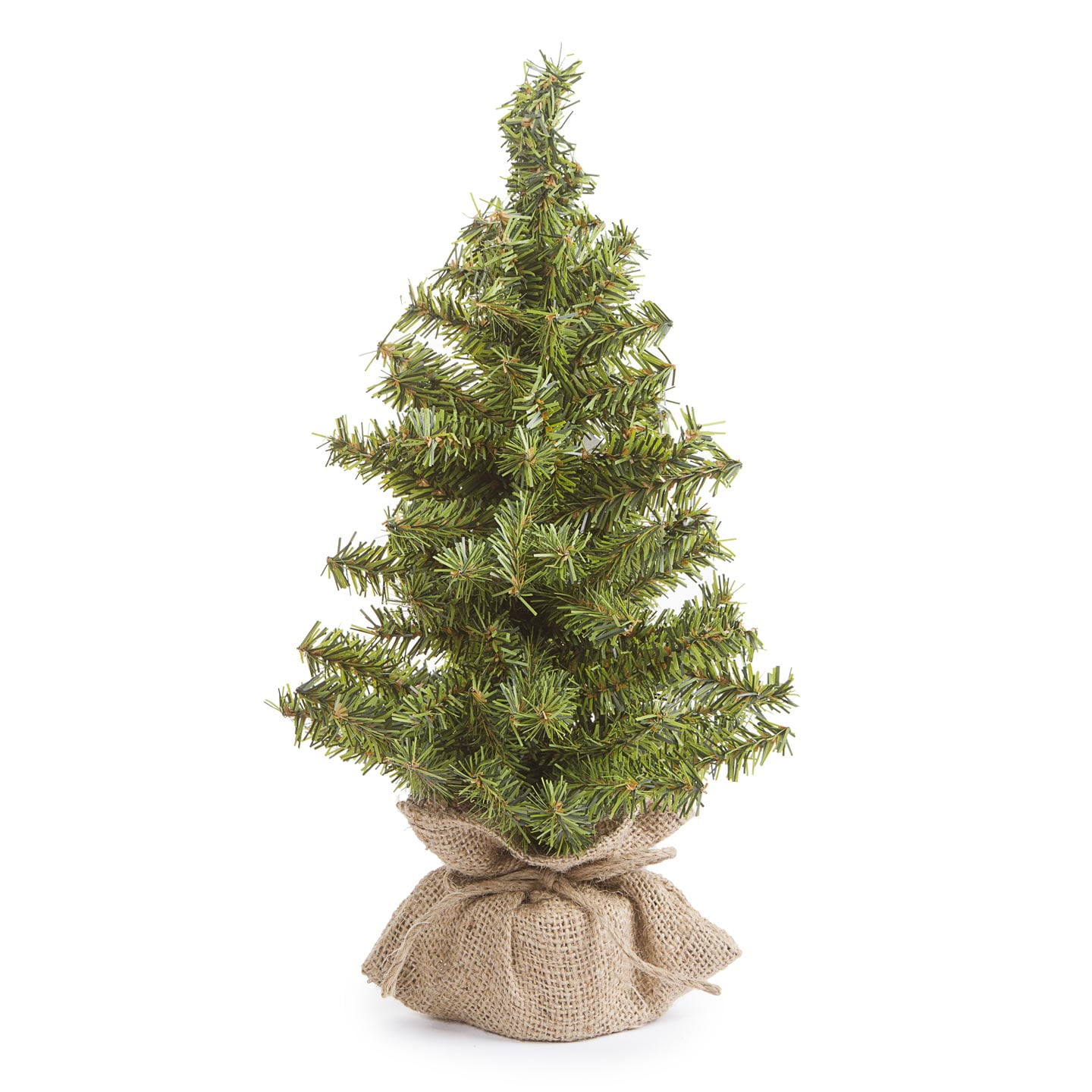 Mini Canadian Pine Tree with Burlap Base: 15 inches - Walmart.com