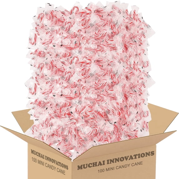 Mini Candy Canes Peppermint Flavored | Red & White Stripes ...