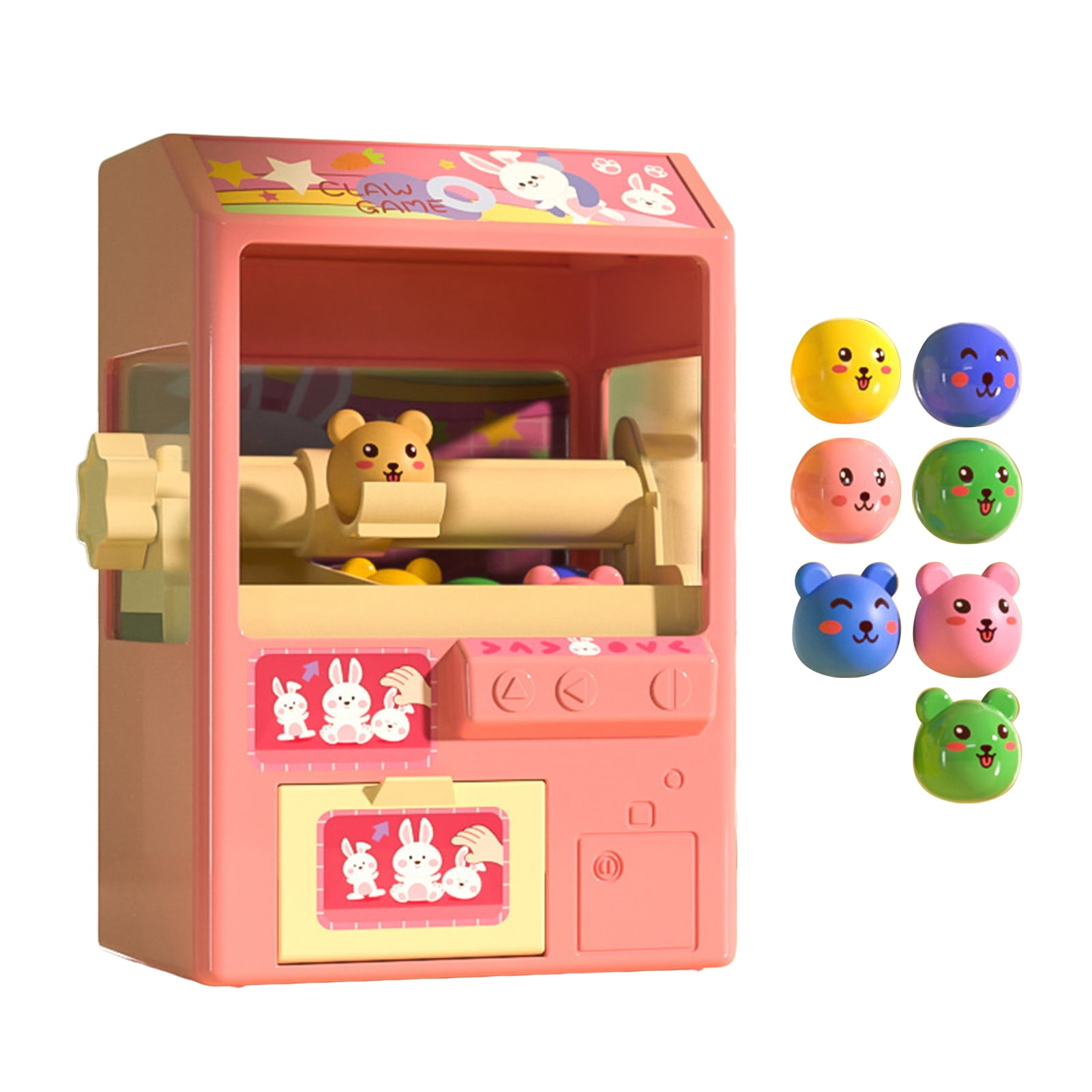 Mini Candy Machine Transparent Cover with Music Soft Light Creative ...