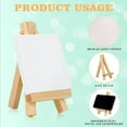 Mini Canvases Panels For Painting With Mini Easel, 12 Pack 3X3In Small ...