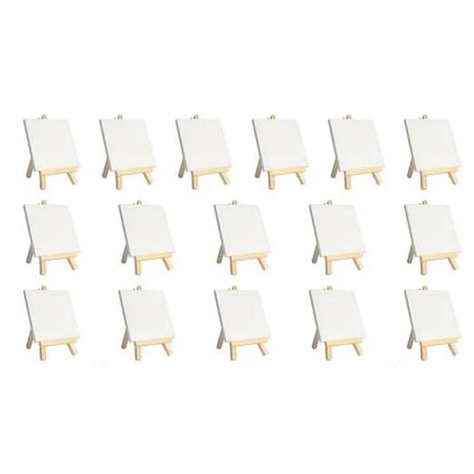 Mini Canvases with Easel Sets 16 Pack, Small Painting Canvas with Mini ...