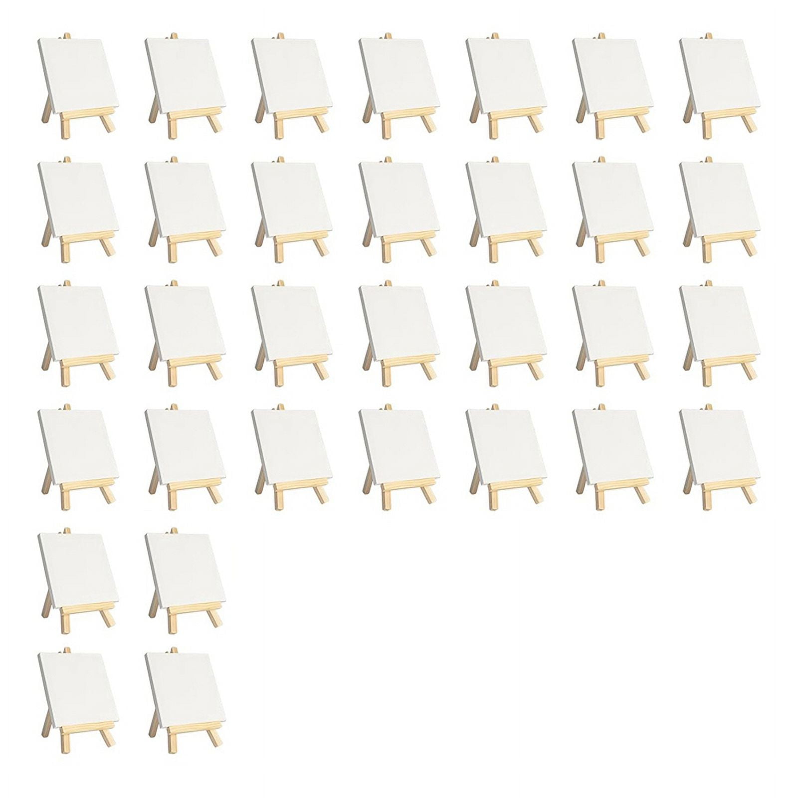 Mini Canvases with Easel Sets 32 Pack, Small Painting Canvas with Mini ...