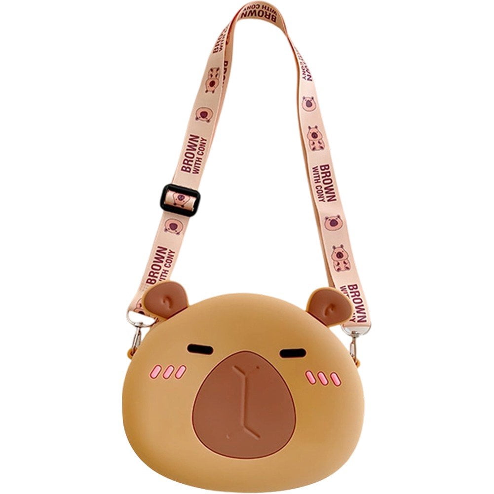 Mini Capybara Crossbody Bag Adjustable Shoulder Bag Cute Capybara ...