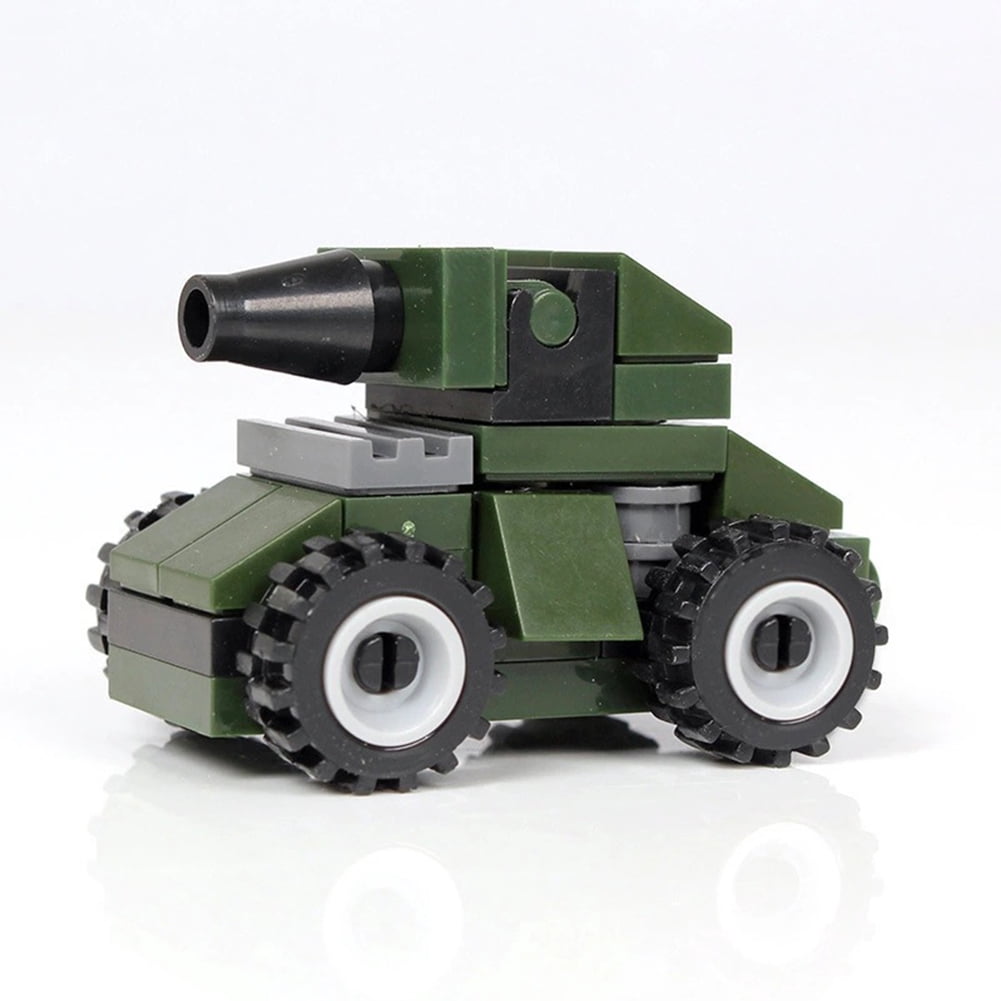 Mini Car Building Blocks Children Educational Assemble Building Bricks ...