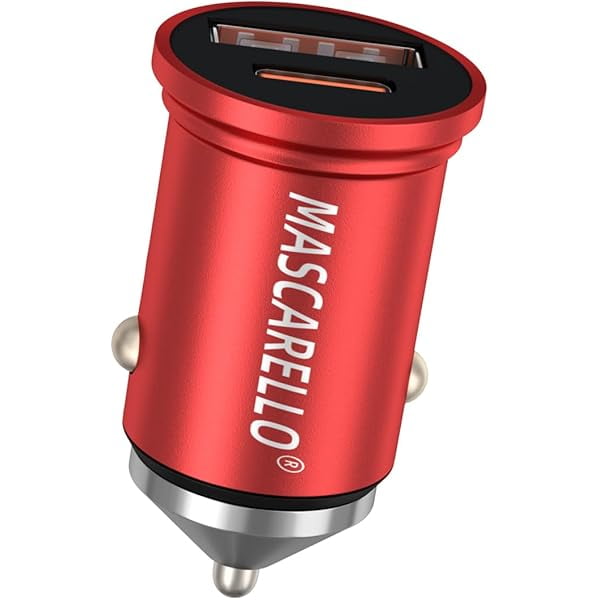 Mini Car Charger 40W USB C Fast Charging Adapter Compatible iPhone ...