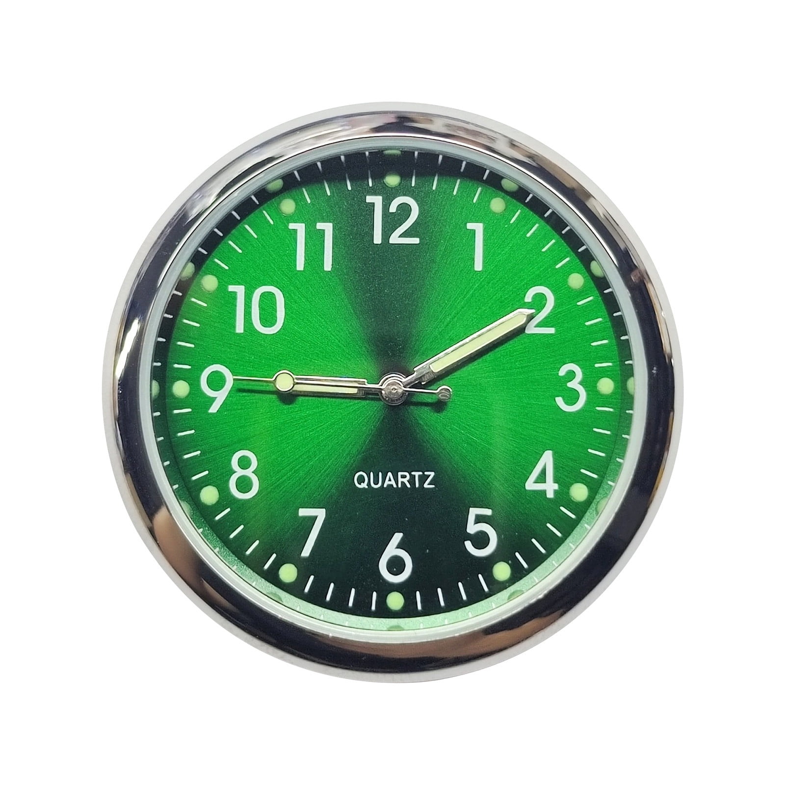 Mini Car Clock, Mini Car Clock, Stick-On Dashboard Luminous Analog ...