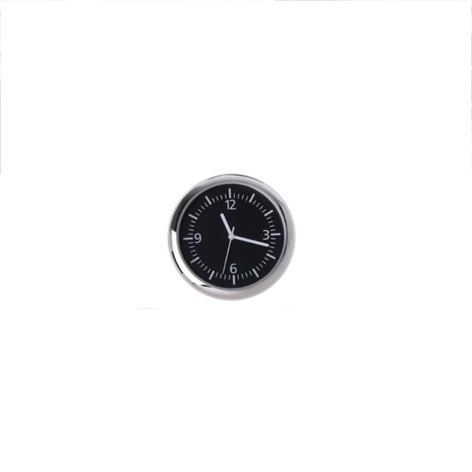 Mini Car Clock Stick On Dashboard - 4cm Luminous Analog Clock with ...
