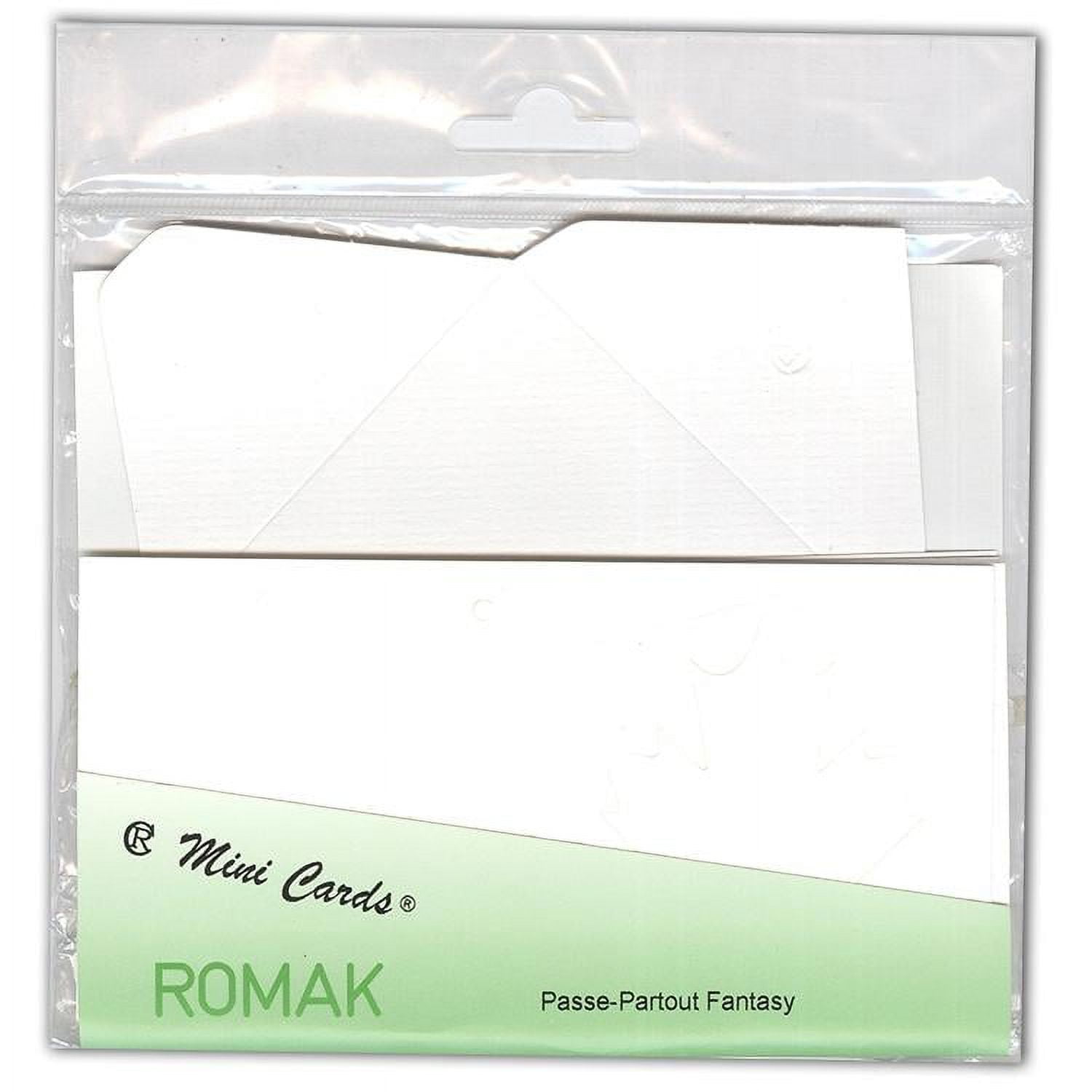 Romak Mini Cards/Gift Tags & Envelopes #2 - Pastel Green - Walmart.com