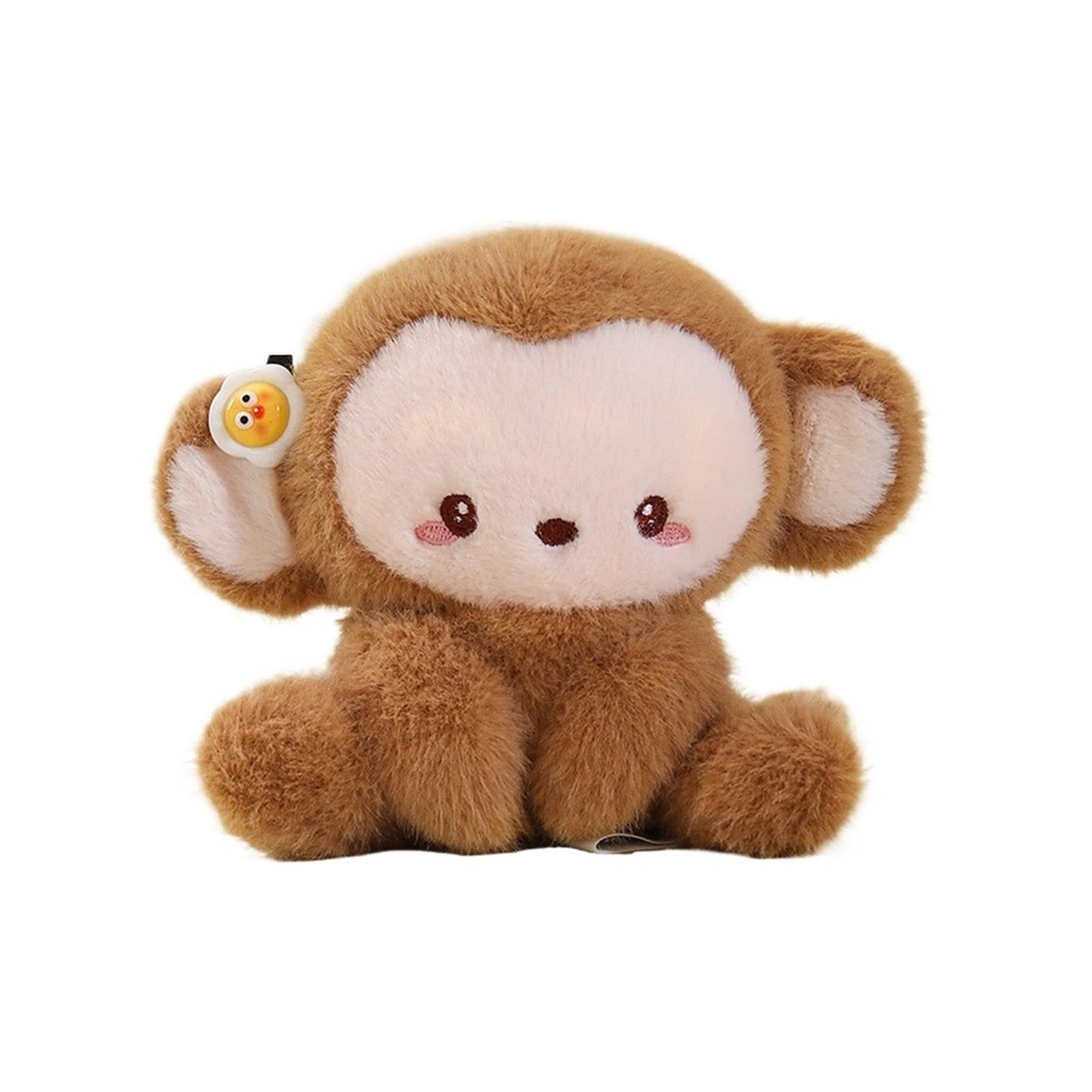 Mini Cartoon Plush Animals, Little Cat, Elephant, Green Duck, Monkey ...