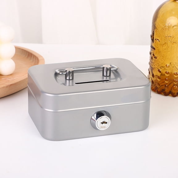 "Geohiaul Pink Cash Box with Money Tray, Key Lock, and Security - 11.80 ...