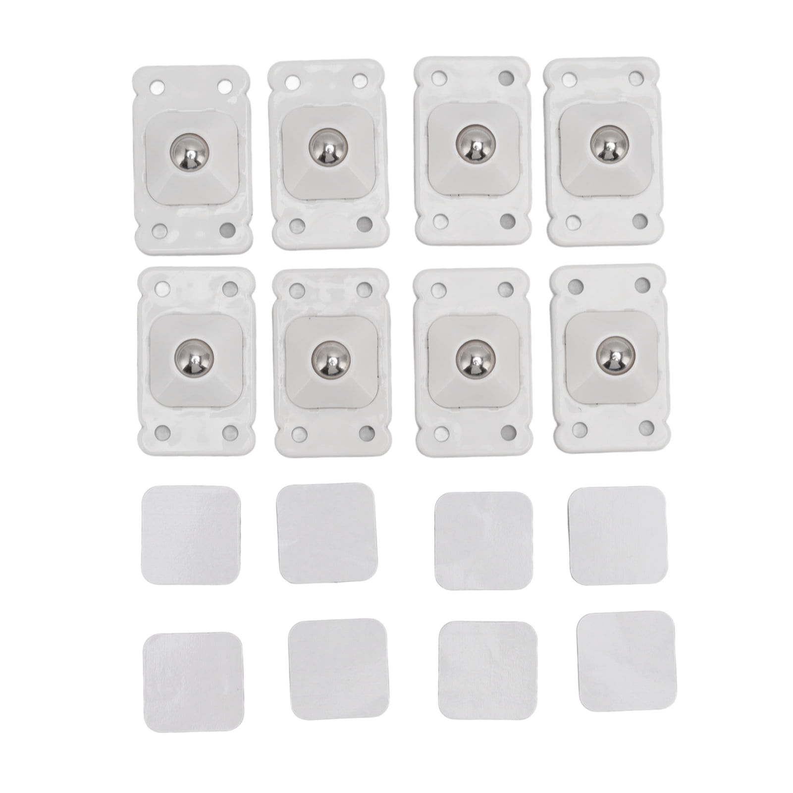 Mini Caster Wheels Adhesive 360 Degree Rotation Roller Wheels for Mini ...