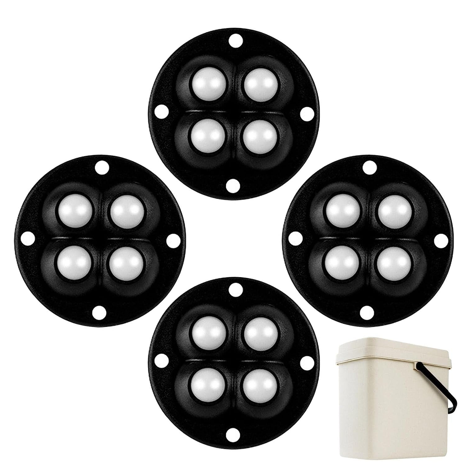 Mini Caster Wheels, Self-Adhesive Caster Wheels, Mini Swivel Casters ...