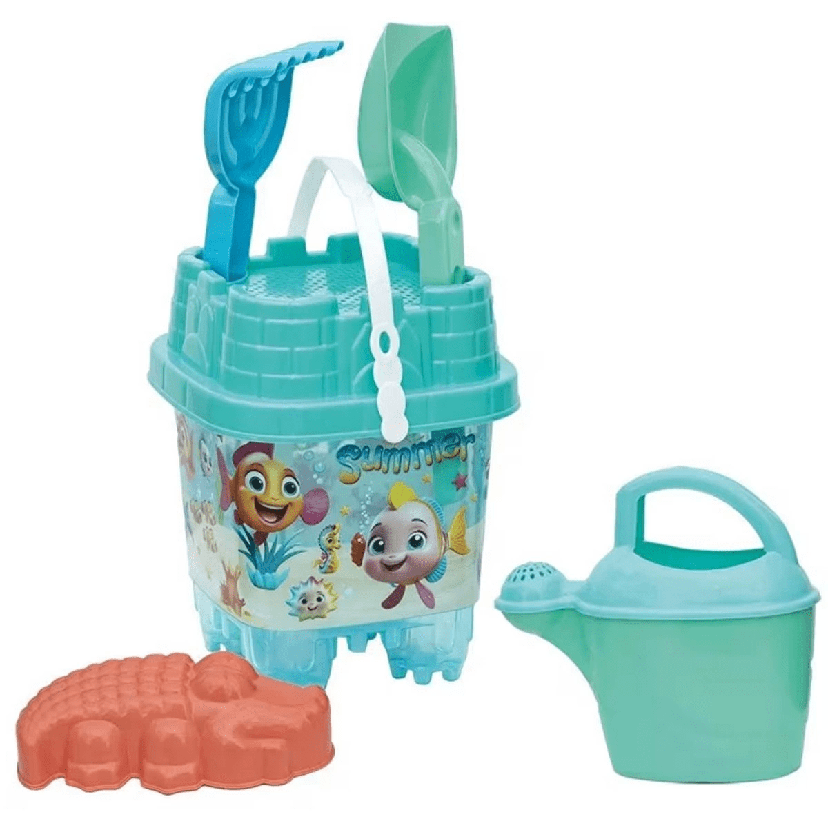 Mini Castle Aqua Bucket Set - Children's Play Bucket Sets - Walmart.com