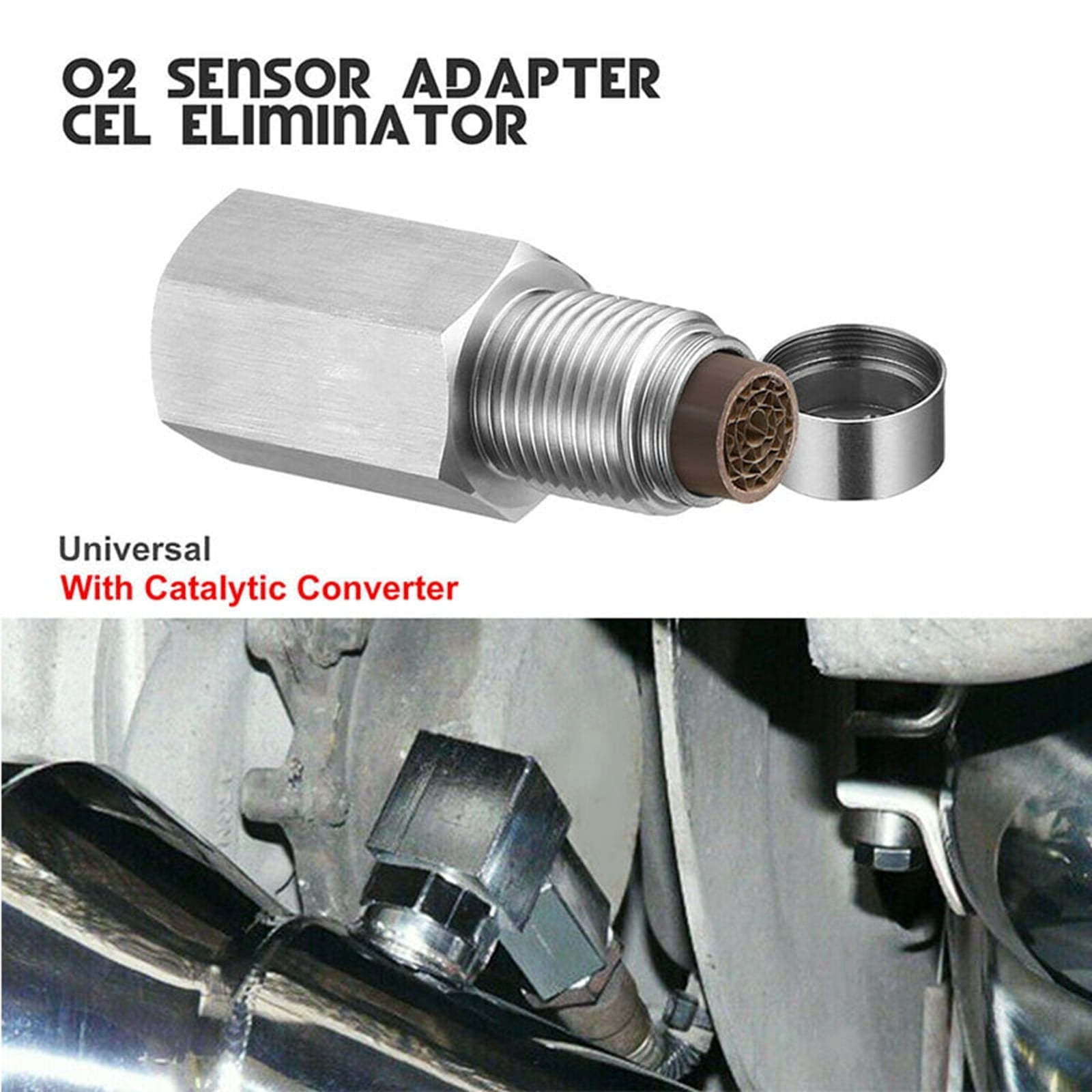 Mini-Catalytic Converter Sensor - Metal O2 Sensor with Built-in Micro ...