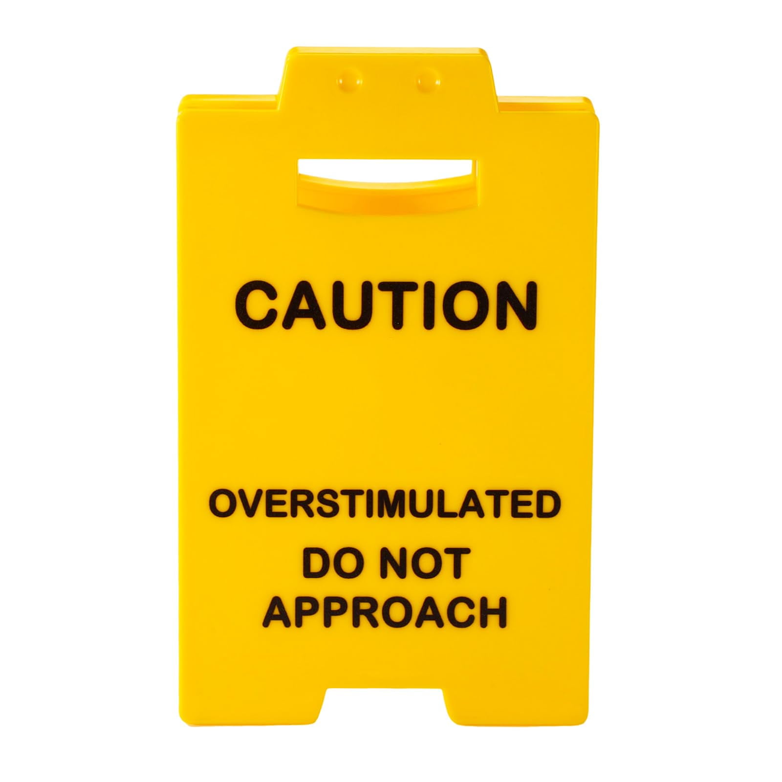 Mini Caution Sign FEV6 for Desk, Acrylic Funny Office Caution ...