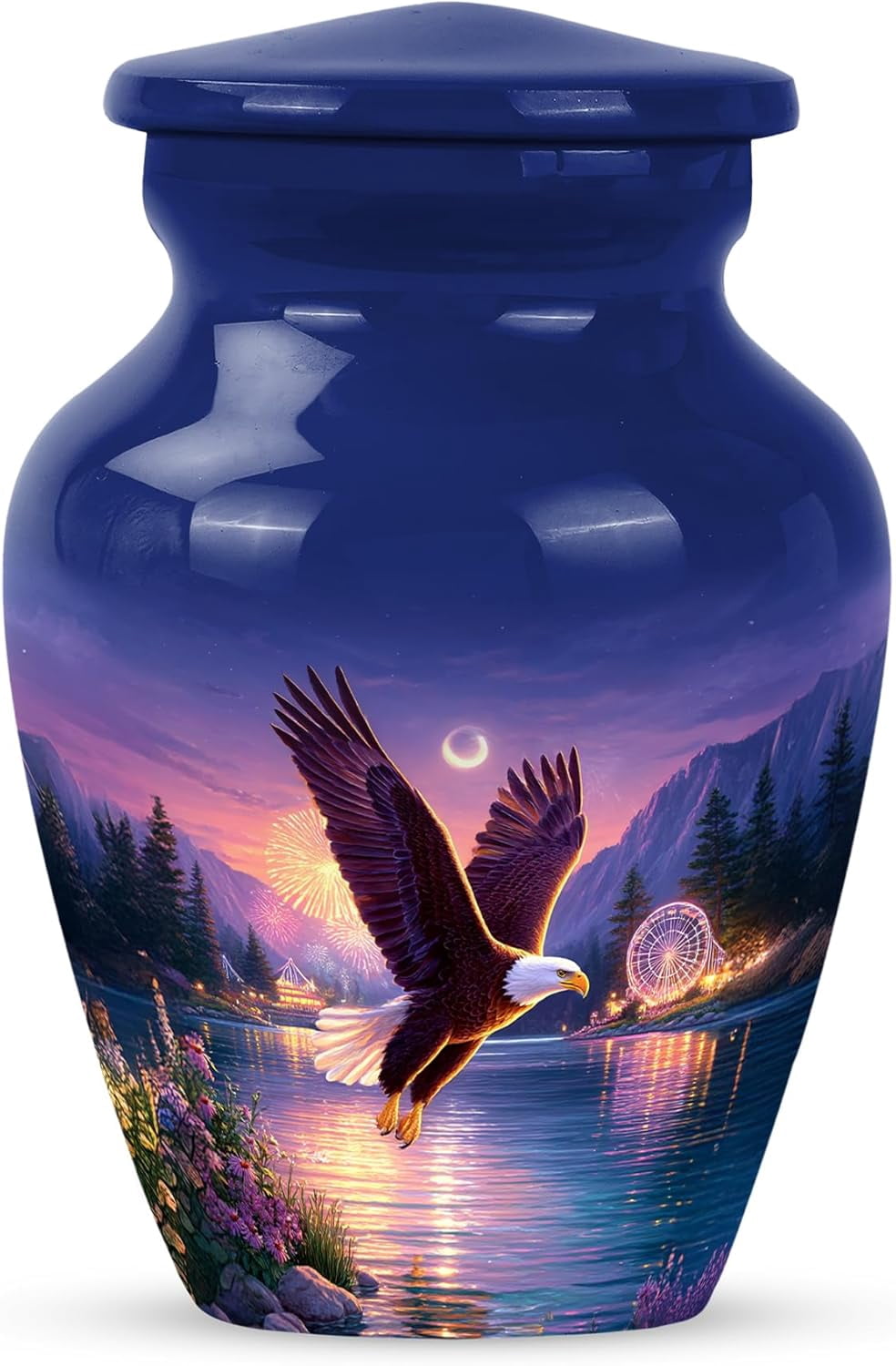 Mini Celestial Eagle Keepsake Urn – Keepsake Urns For Human Ashes ...