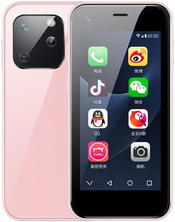JEBFIIING XS13 3G Mini Cell Phone (Unlocked), Pink - Walmart.com