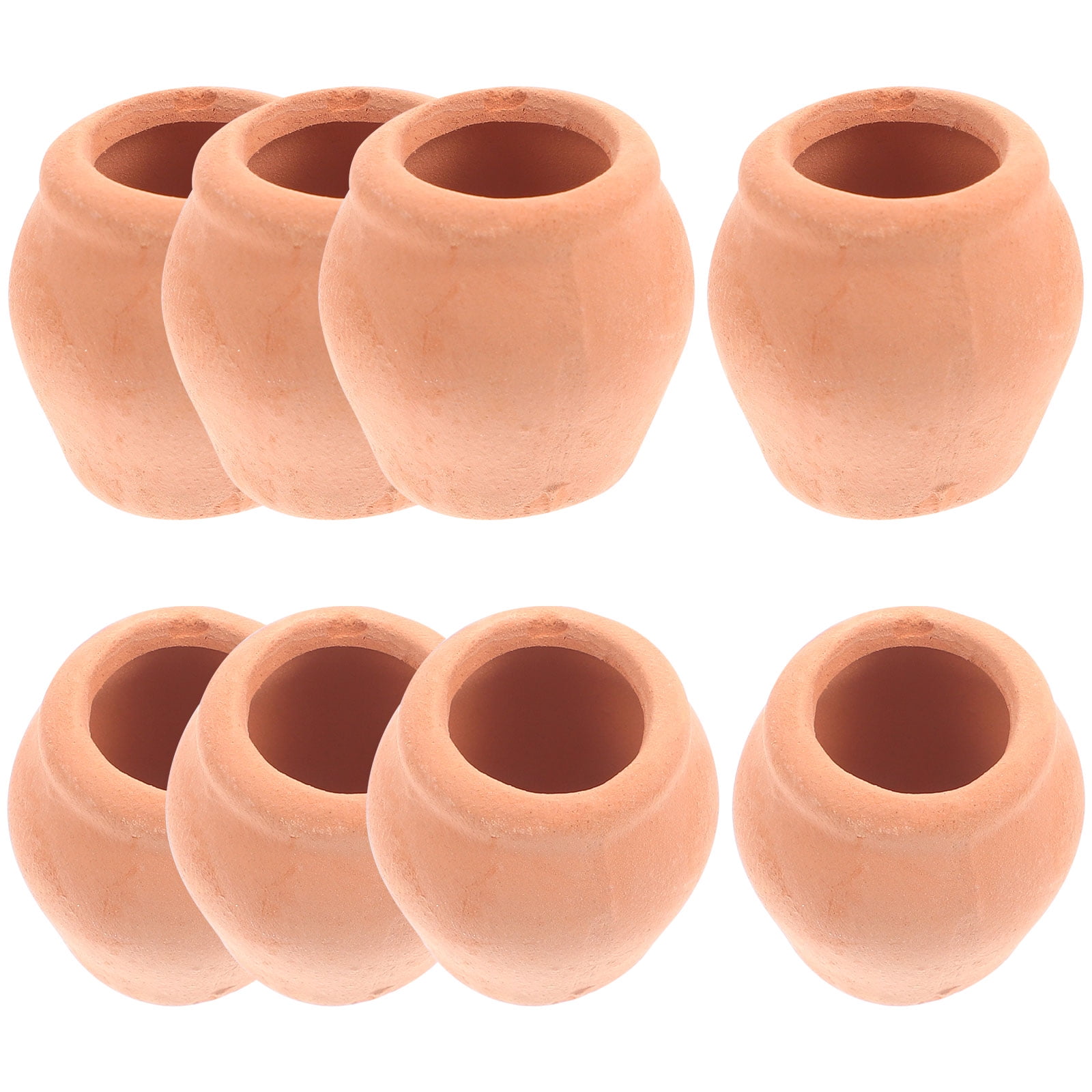 8pcs Mini Ceramic Terracotta Pots for Plants Succulent Planters Small ...
