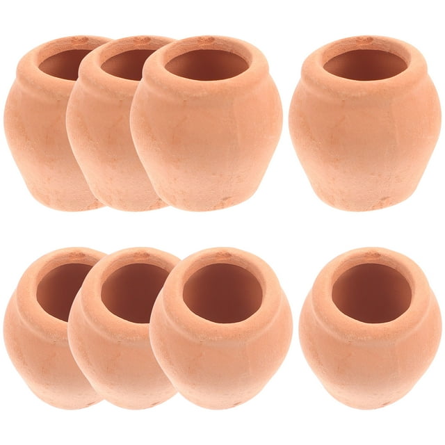 Mini Ceramic Flower Pot Clay Pots Tiny Pottery Planter for House DIY ...