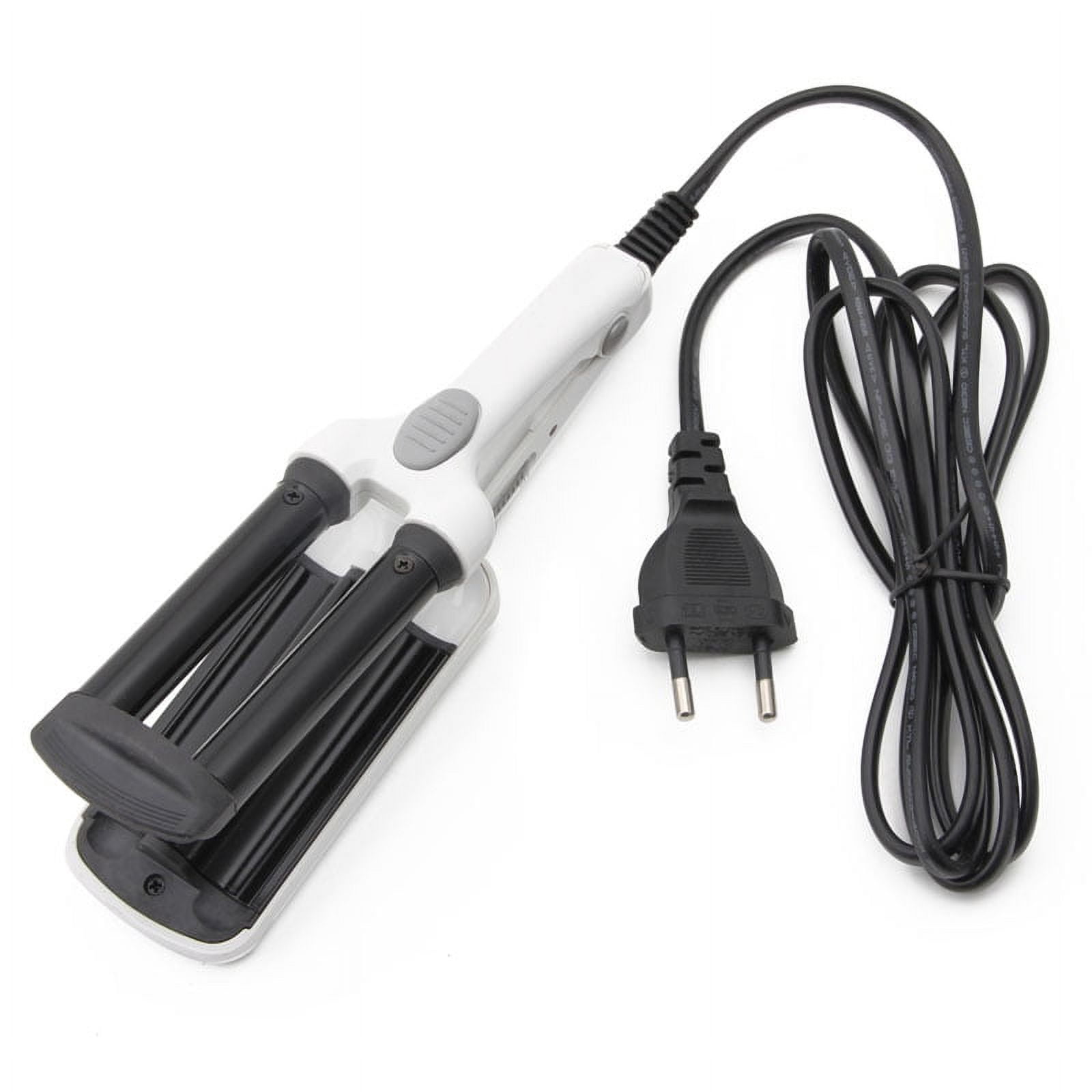 Mini Ceramic Hair Crimper Curler Curling Iron Tong Waving Wand Roller ...