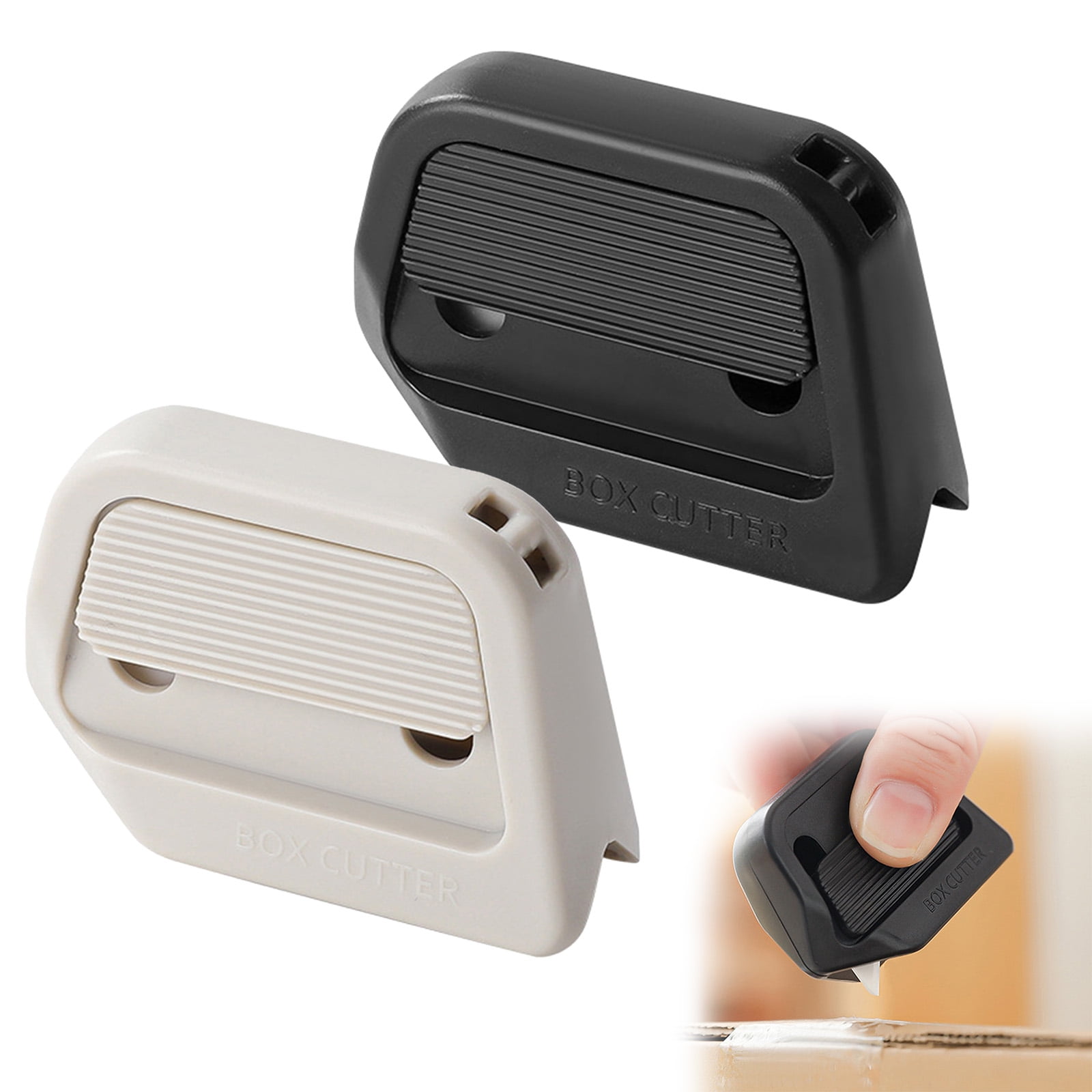 Mini Ceramic Paper Cutter & Box Cutter - Auto-Retractable, Safe Ceramic ...