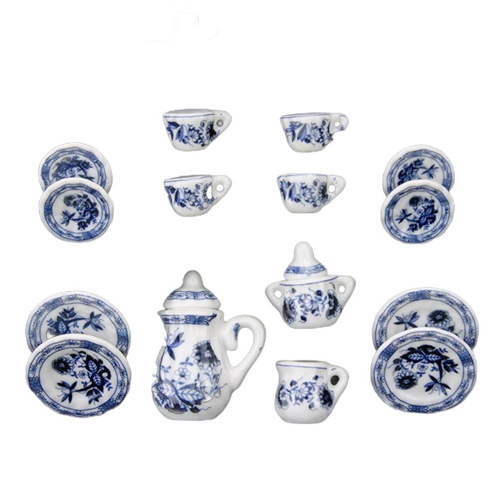 Mini Ceramic Tea Set Perfect Play Toy For Kids - Miniature Food For ...
