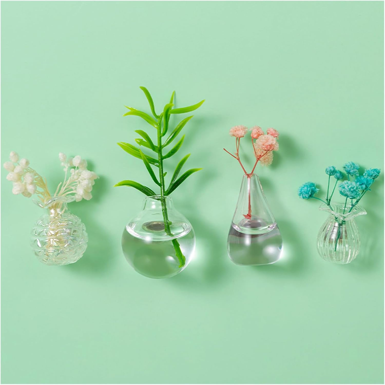 Mini Ceramic Vase Magnets, Creative 3D Flower Vase Magnets for Fridge ...