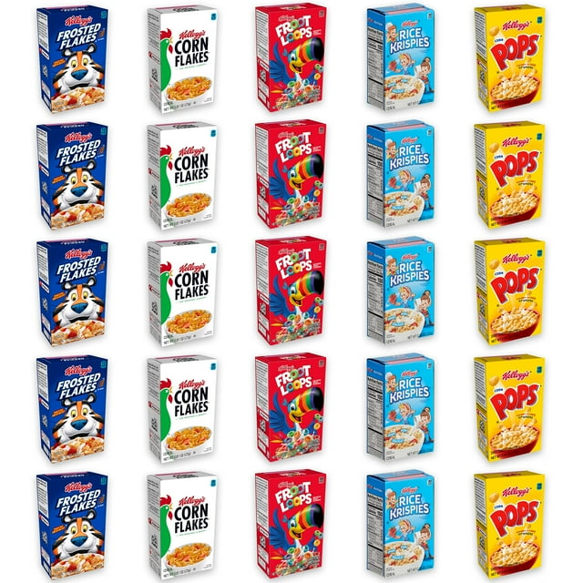 Mini Cereal Boxes Variety STF9 25 Pack- Includes 5 Mini Boxes of 5 ...