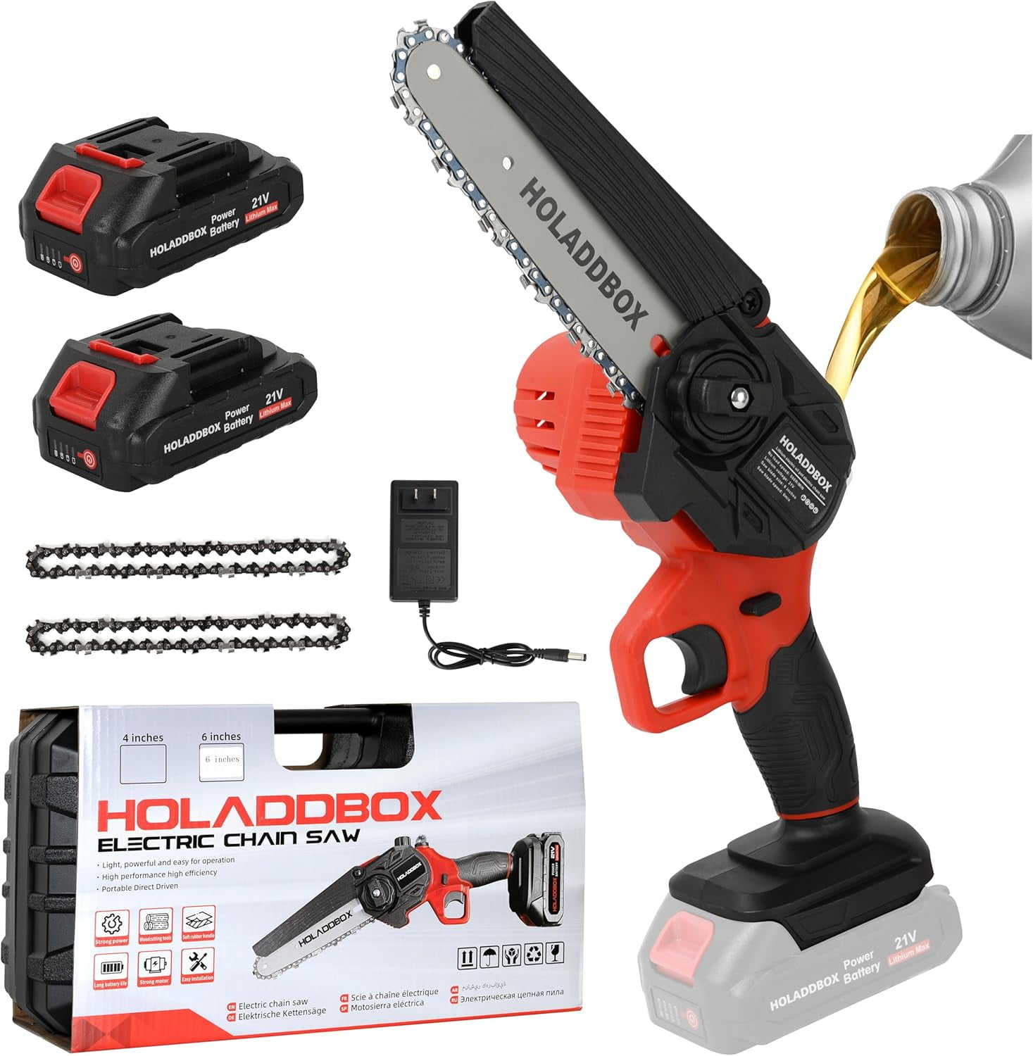 Mini Chainsaw|6 Inch Chainsaw |Mini Cordless Electric Chain Saw|Small ...