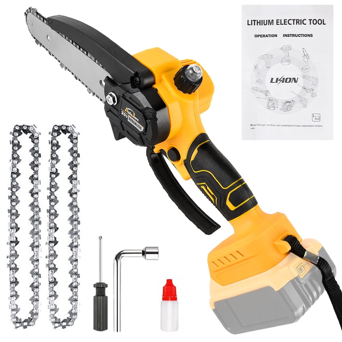 Mini Chainsaw compatible with Dewalt 20V Battery (Battery NOT Included ...