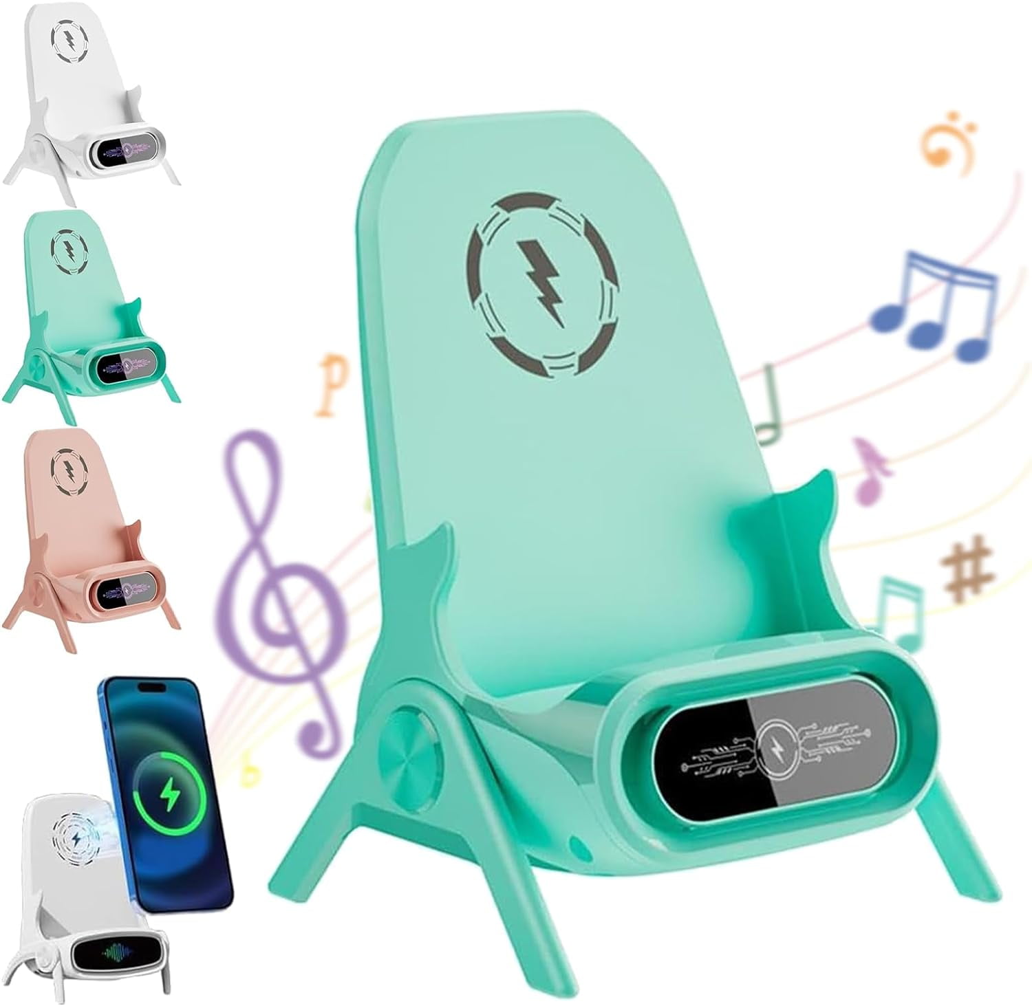 Mini Chair Wireless Fast Charger Multifunctional Phone Holder, Portable ...