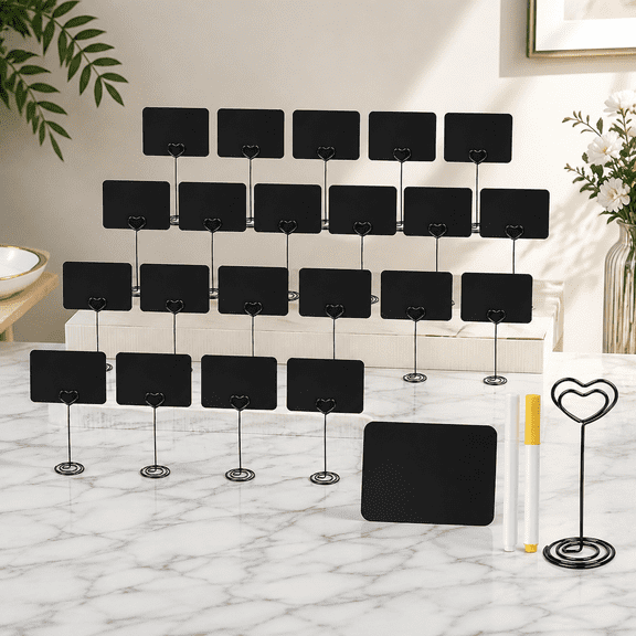 Mini Chalkboard Signs for Office Supplies