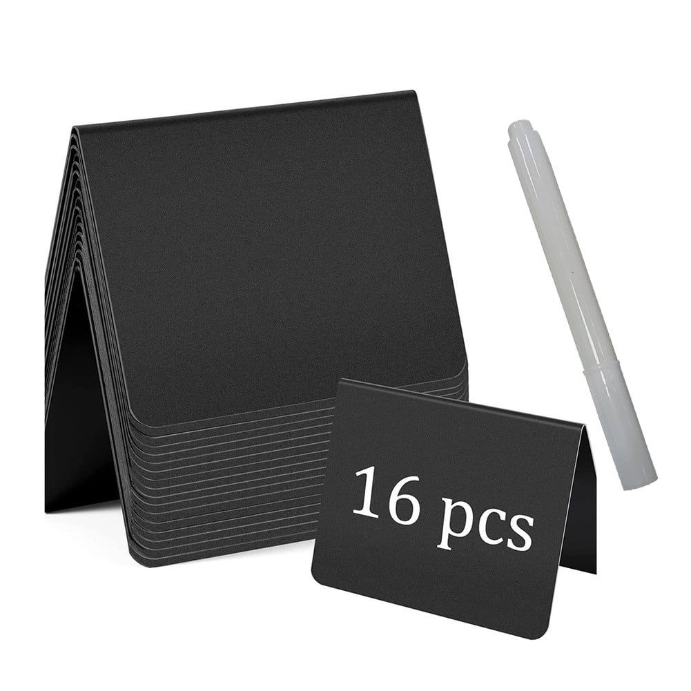 Mini Chalkboard Signs for Food Display, Buffet Labels, Brand Number ...