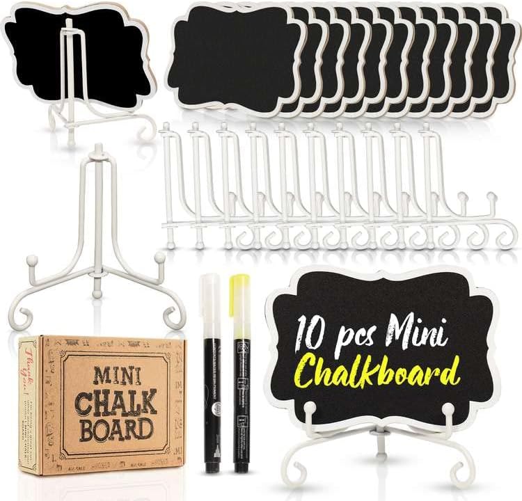 Mini Chalkboard Signs for Food Labels for Party Buffet, Small Place ...