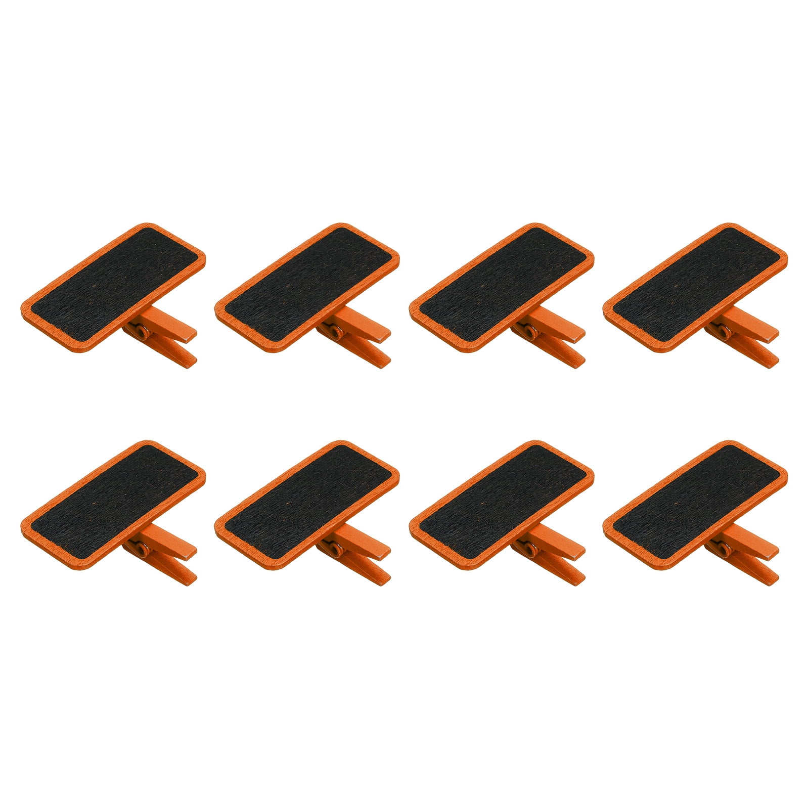 Mini Chalkboard Signs Small Blackboard Labels with Clip Wooden, Orange ...