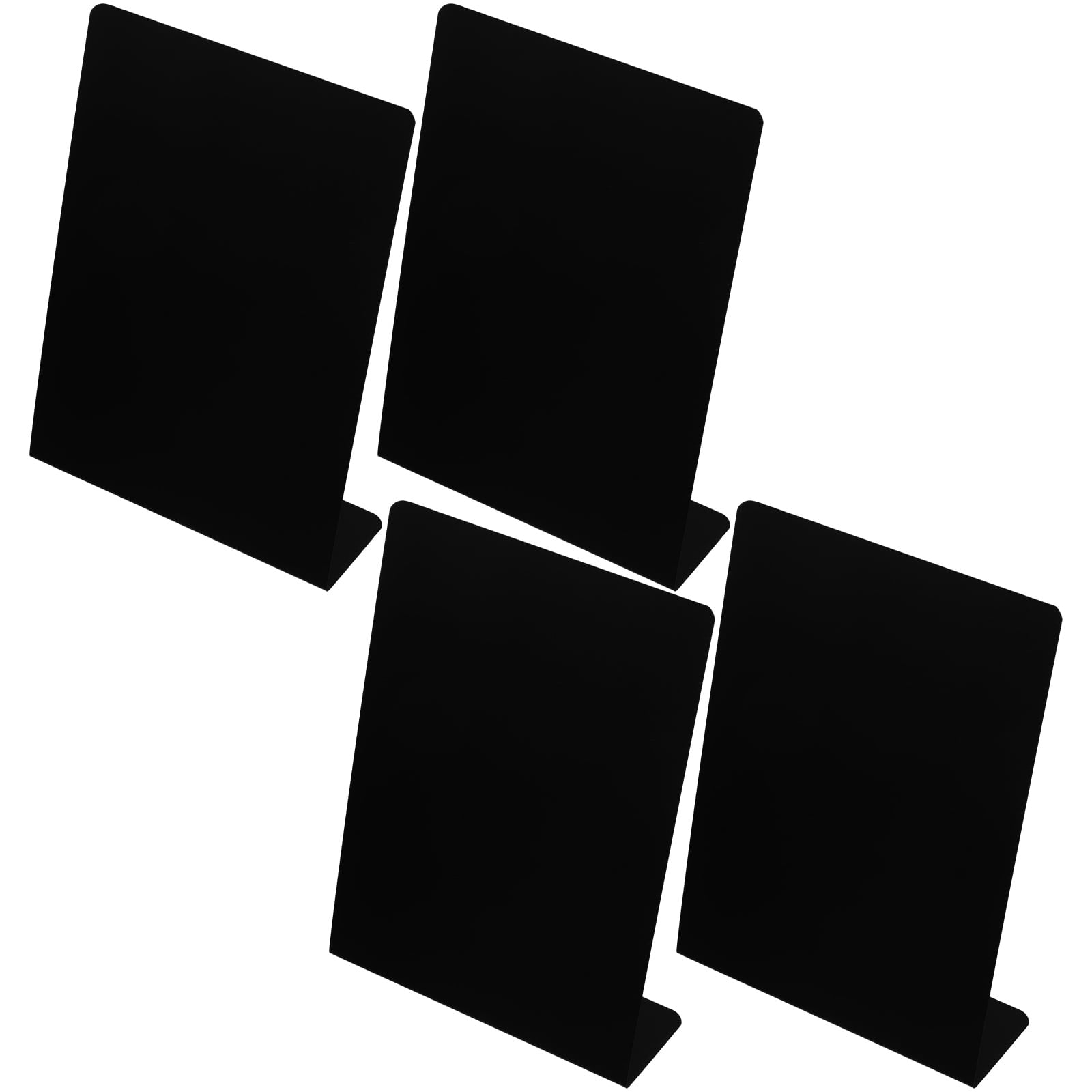 Mini Chalkboard Signs for Food Display Blackboards 4 Pcs The Small Pvc ...