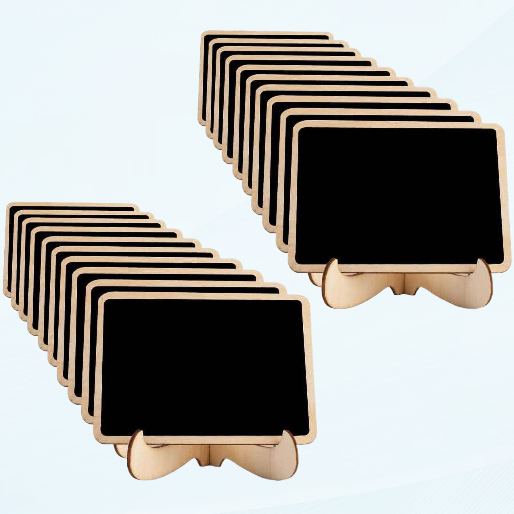 Mini Chalkboards Place Cards 3.94 X 2.95 Inch with Easel Stand and ...