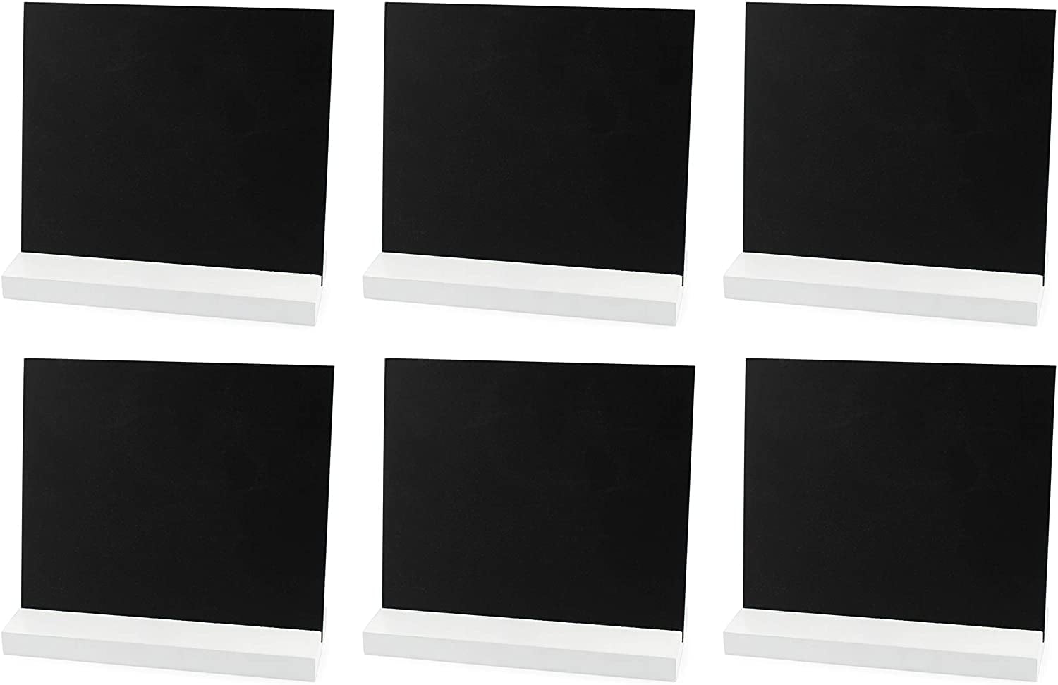 Mini Chalkboards Tabletop Signs (6-Pack, 5x6 In.) - Walmart.com