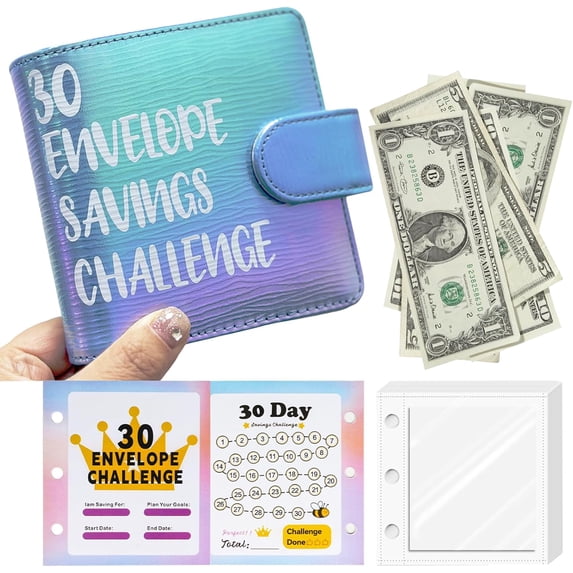 Mini Challenge Binder - 2026 Year Save $465 / $1000 in 1 Month with 30 ...