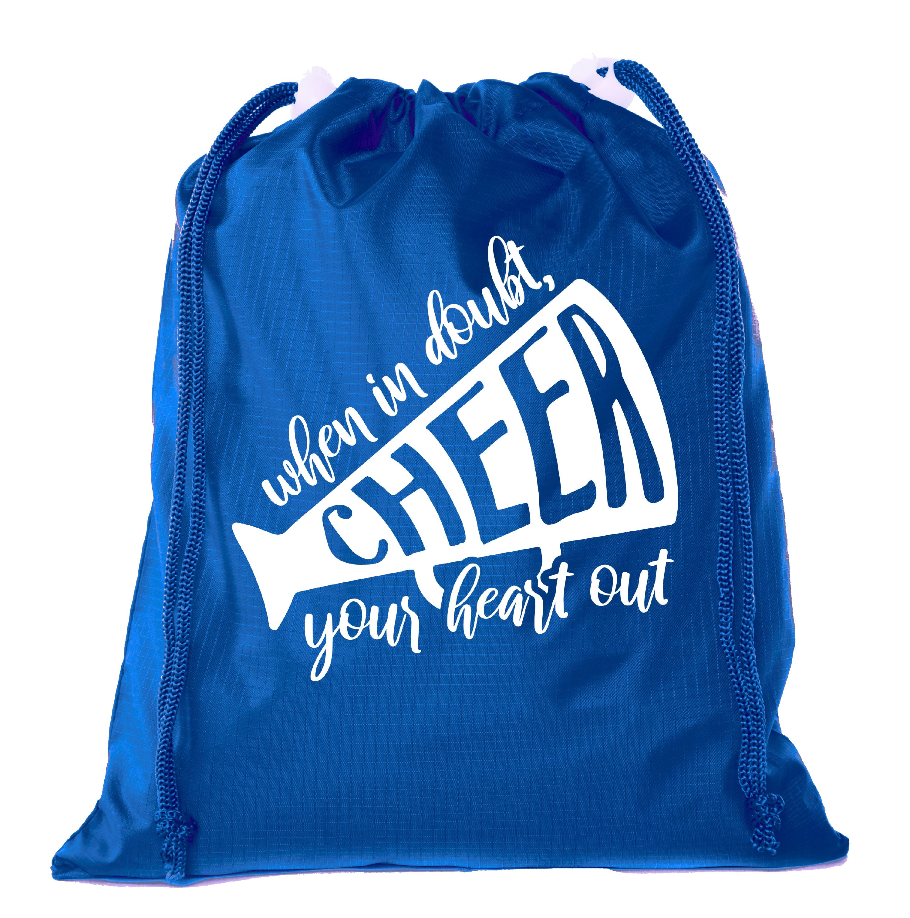 Mini Cheer Drawstring Bag Pom and Cheer Goodie Bag Team Cheer and Pom ...