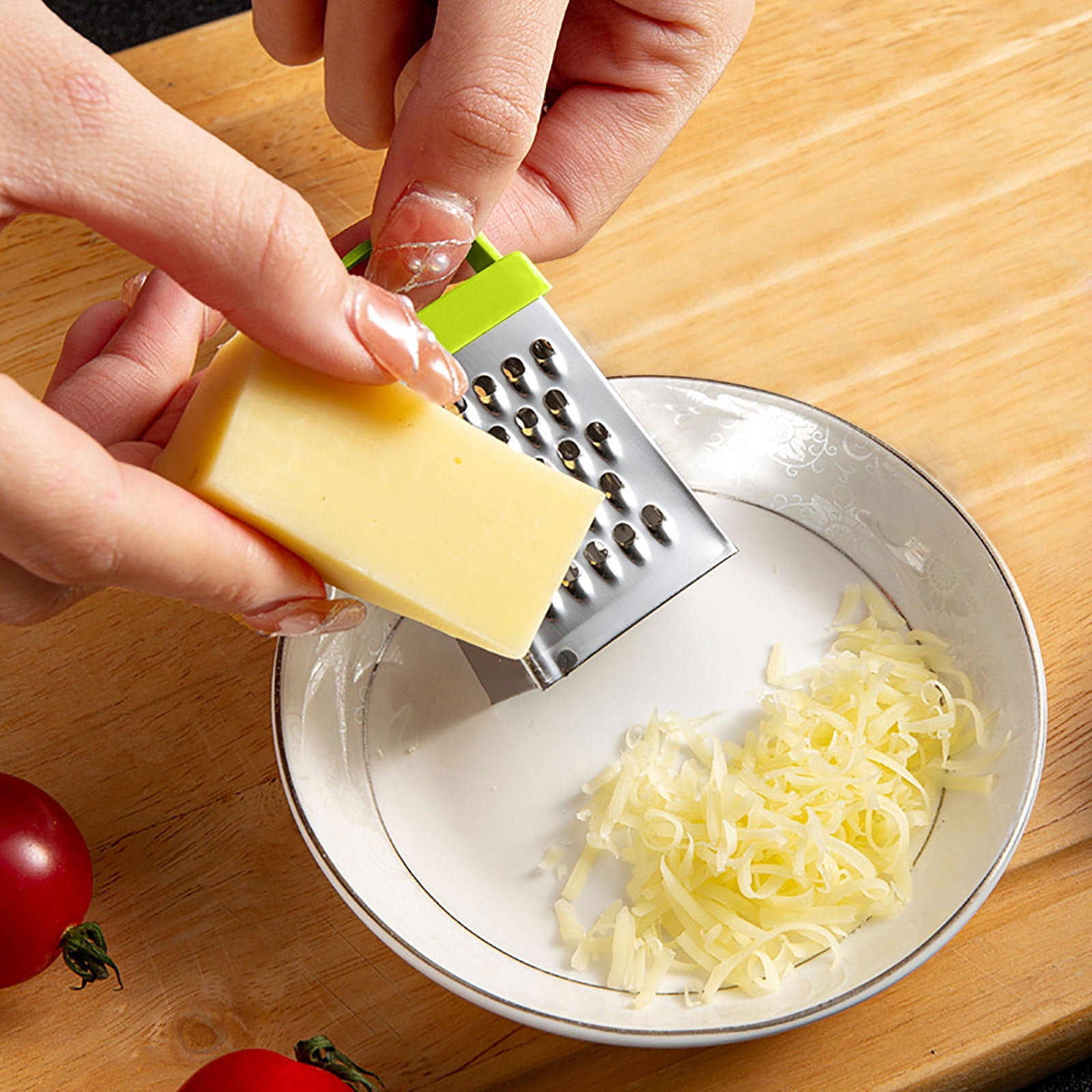Mini Cheese Grater Professional Box Grater Stainless Steel with 4 Sides ...