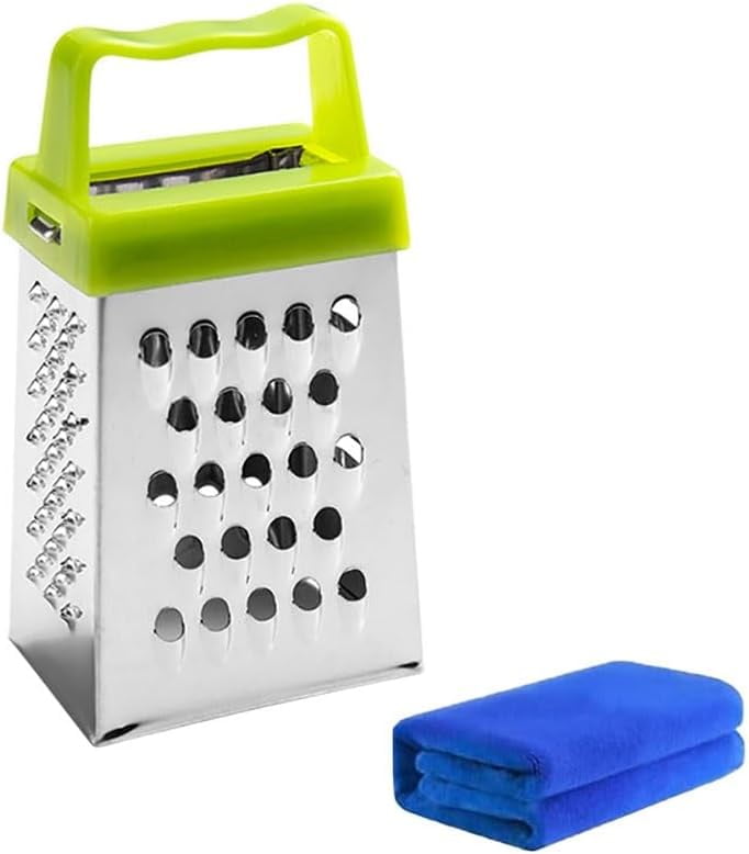 Mini Cheese Grater, Stainless Steel Small Box Grater with Handle ...