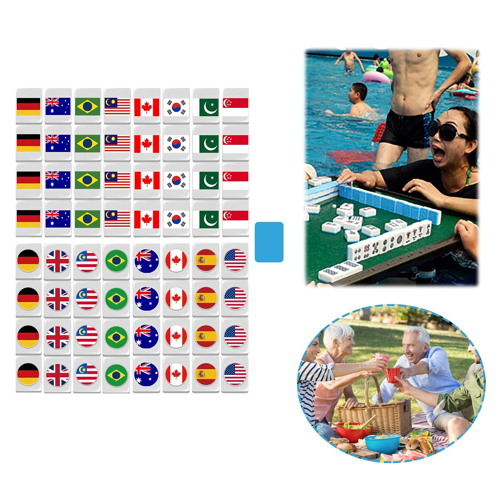 Mini Chess Set 7x7 Character Awards for Kids Wobble Game Time Out Game ...