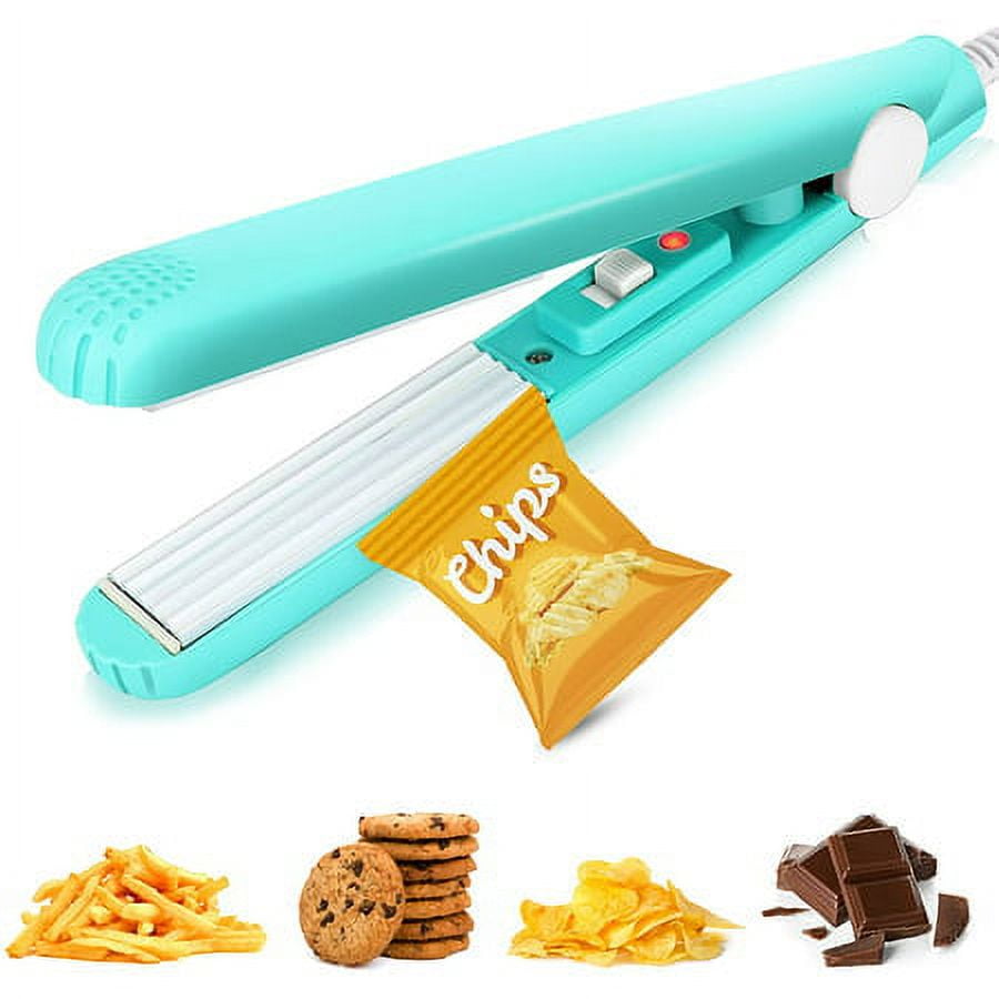 Mini Chip Bag Heat Sealer, Portable Food Sealer, Bag Resealer for Food Storage, Handheld Sealing ...