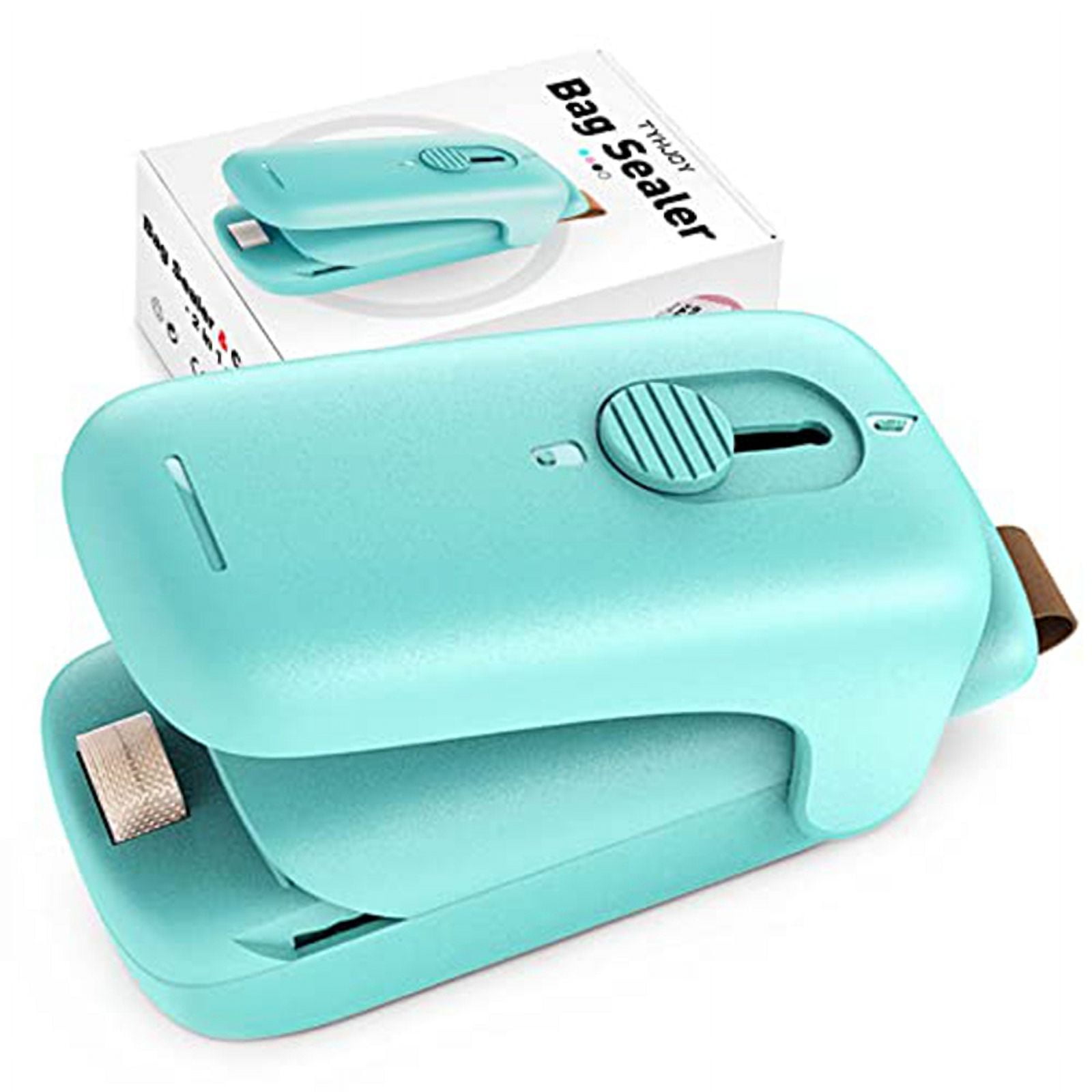 Mini Chip Bag Sealer,Handheld Heat Vacuum Sealer Cutter,Portable ...