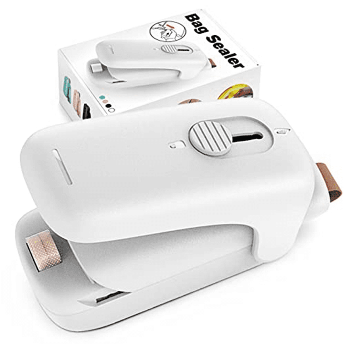 Mini Chip Bag Sealer,Handheld Heat Vacuum Sealer Cutter,Portable Resealer Machine for Snack ...